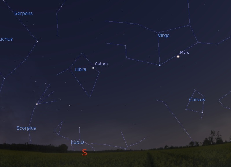 Posmatrajte Saturn i Mars – SVEMIR